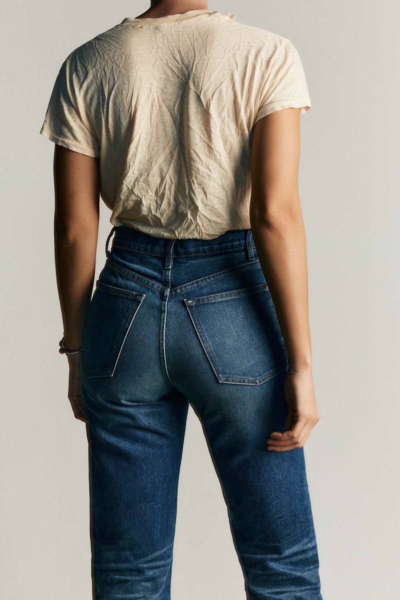 Imogene & Willie | Isabelle Adler - High-Rise Straight Leg, 13.75oz ...