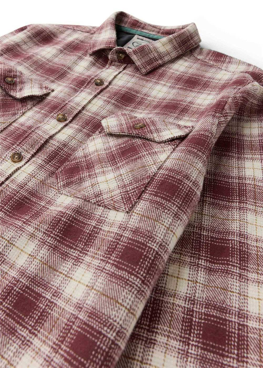 Vissla | Creators Heavy Days Eco LS Flannel - Brick - Men's – Montana ...